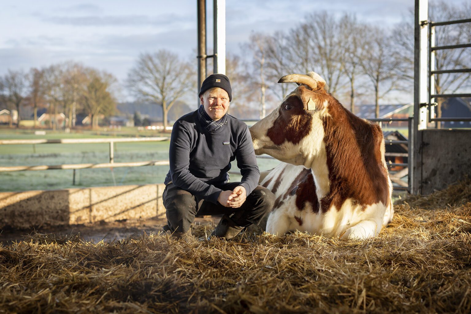 Bezoek aan een Land van Ons boerderij in Lettele - Hier in Salland